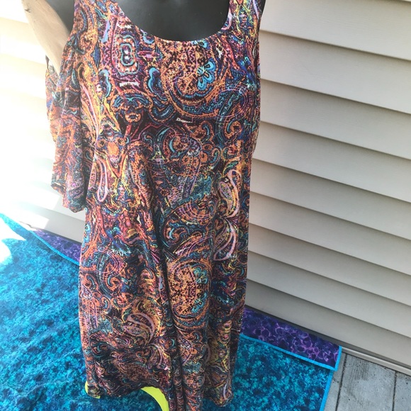 Dresses | Xl Dress Light Flowing Colorful Cozy Cute | Poshmark